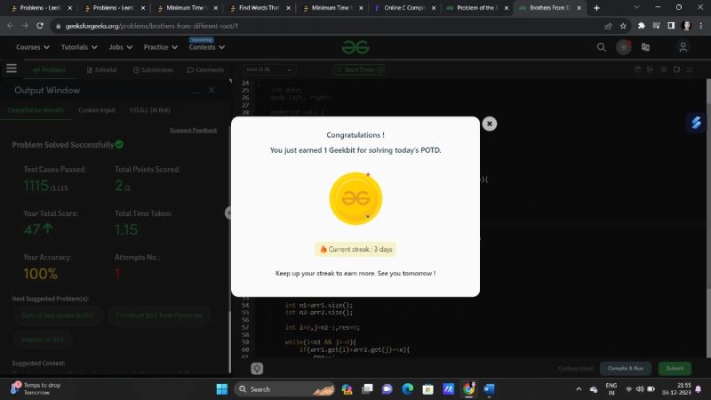 Uday Bajpai on LinkedIn: #leetcode #gfg #codingninjas #dsa Uday Bajpai on LinkedIn: #leetcode #gfg #codingninjas #dsa