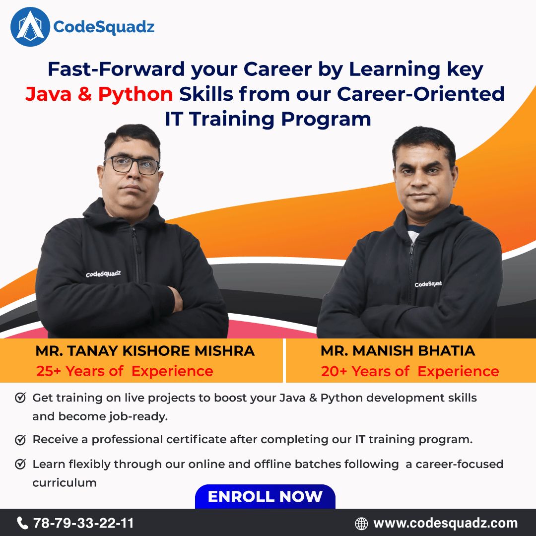 CodeSquadz on LinkedIn: #java #learnjava #javatraining #pythontraining ... CodeSquadz on LinkedIn: #java #learnjava #javatraining #pythontraining ...