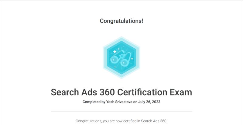 Yash Srivastava on LinkedIn: #googledigitalgarage #certificate # ... Yash Srivastava on LinkedIn: #googledigitalgarage #certificate # ...