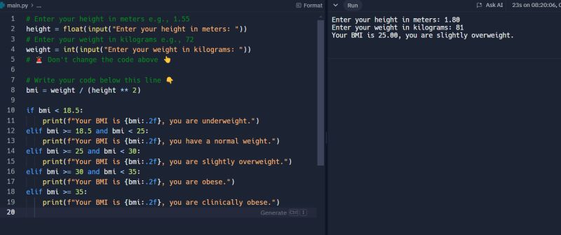 Kennedy Imoni on LinkedIn: #python #codingjourney #100daysofcode Kennedy Imoni on LinkedIn: #python #codingjourney #100daysofcode