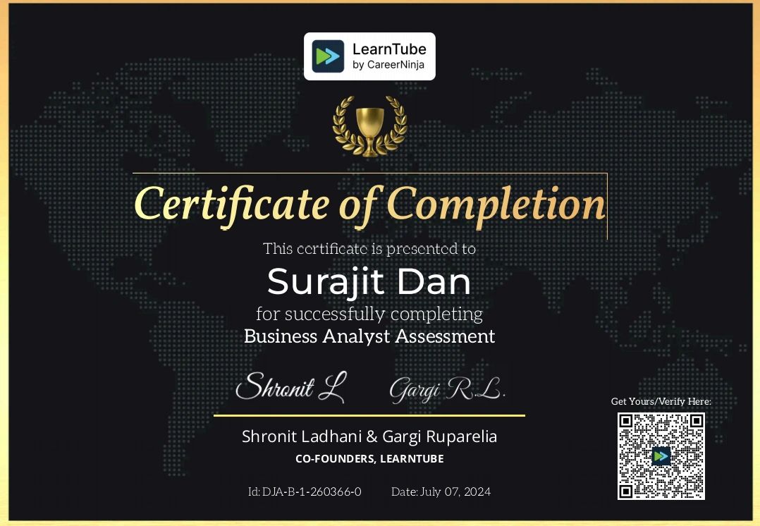 Surajit Dan on LinkedIn: #businessanalyst #certification #dataanalysis ... Surajit Dan on LinkedIn: #businessanalyst #certification #dataanalysis ...