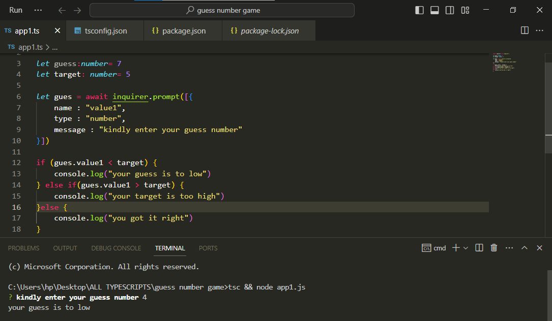 Learn about TypeScript game with Inquirer | Muhammad Saif ur rehman ... Learn about TypeScript game with Inquirer | Muhammad Saif ur rehman ...