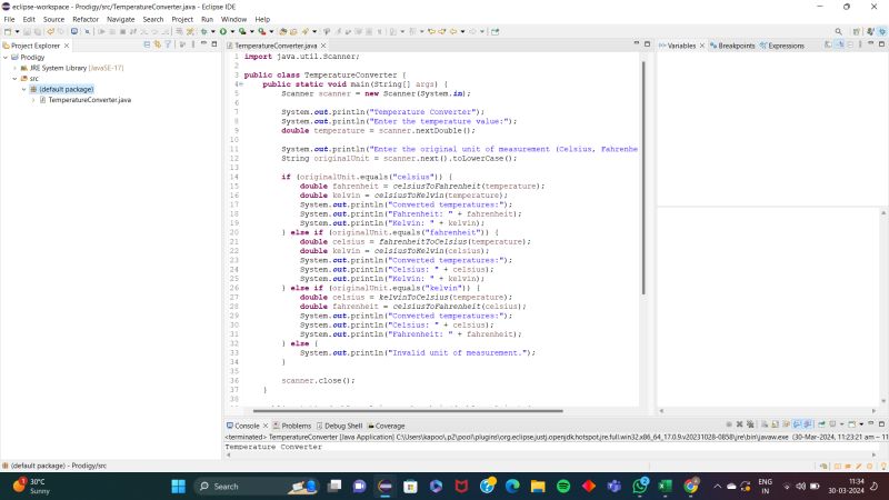 Apoorva Kumar on LinkedIn: #prodigyinfotech #temperatureconversion # ... Apoorva Kumar on LinkedIn: #prodigyinfotech #temperatureconversion # ...