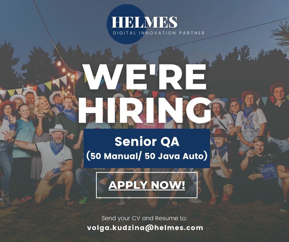 Olga Kudzina on LinkedIn: #hiring #qaautomation #qamanual #qahiring # ... Olga Kudzina on LinkedIn: #hiring #qaautomation #qamanual #qahiring # ...