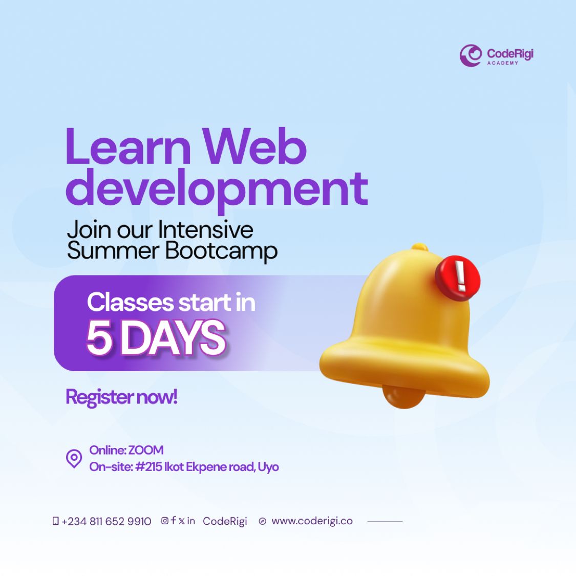 CodeRigi on LinkedIn: #coderigi #summerholiday #coding #codingjourney # ... CodeRigi on LinkedIn: #coderigi #summerholiday #coding #codingjourney # ...