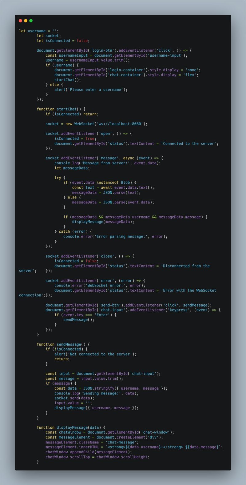 Mahveen Fatima on LinkedIn: #chaicode #javascript #chatapp ... Mahveen Fatima on LinkedIn: #chaicode #javascript #chatapp ...