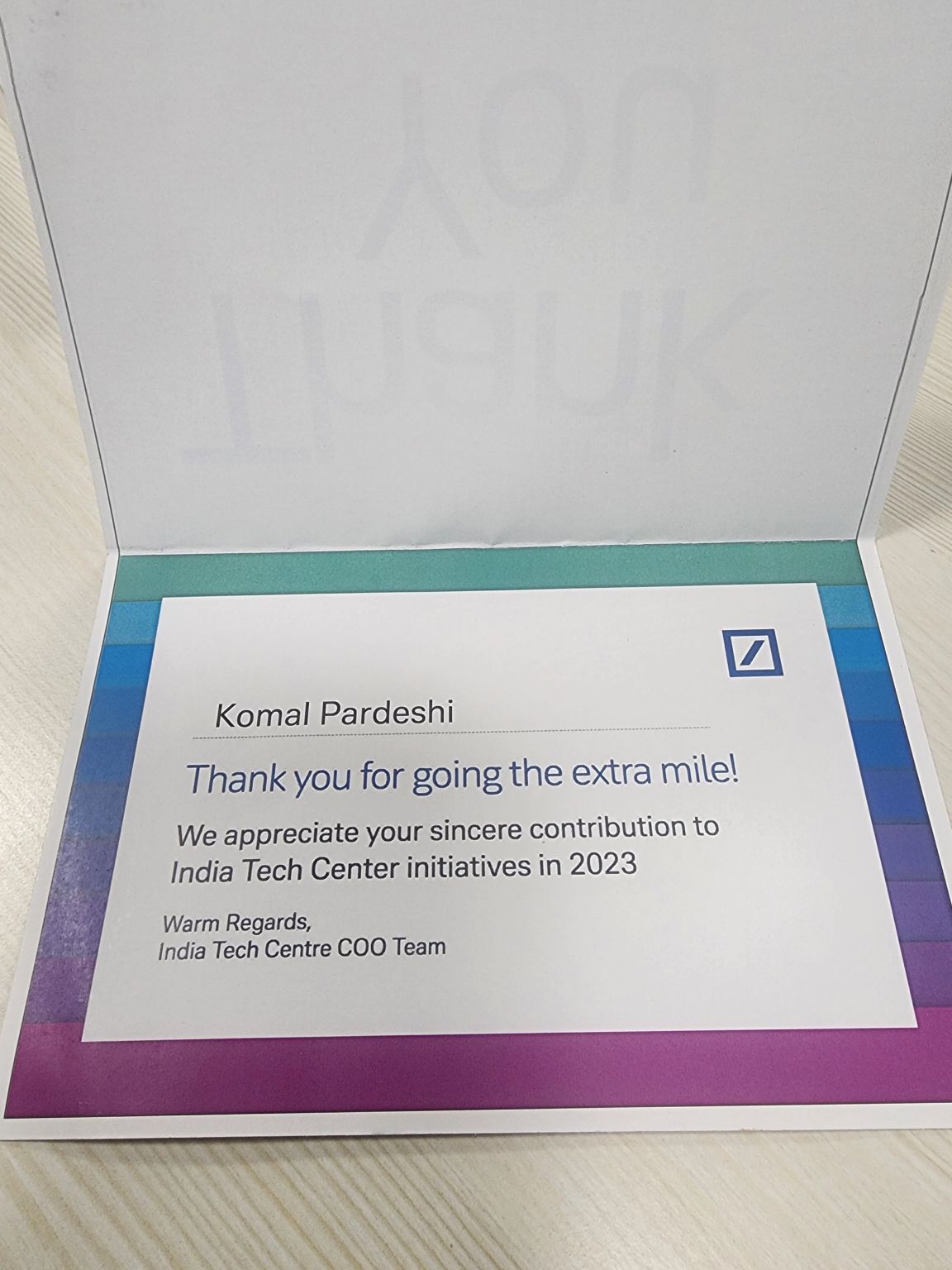 Komal Pardeshi on LinkedIn: #dbio #tdi | 16 comments Komal Pardeshi on LinkedIn: #dbio #tdi | 16 comments