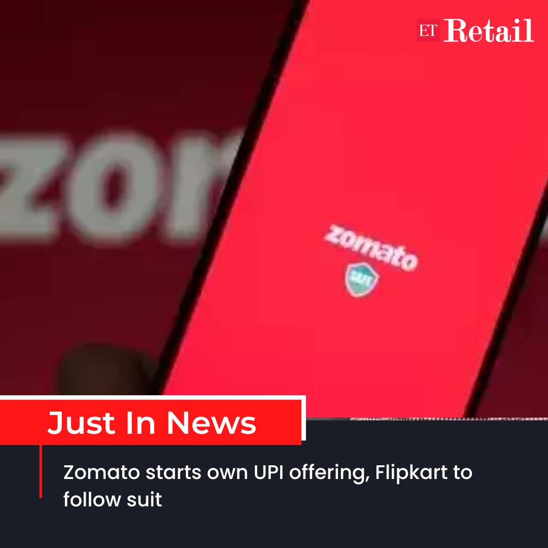 ETRetail on LinkedIn: Zomato starts own UPI offering, Flipkart to ... ETRetail on LinkedIn: Zomato starts own UPI offering, Flipkart to ...