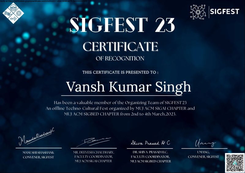 VANSH KUMAR SINGH on LinkedIn: #eventorganization #ai #embeddedsystems ... VANSH KUMAR SINGH on LinkedIn: #eventorganization #ai #embeddedsystems ...