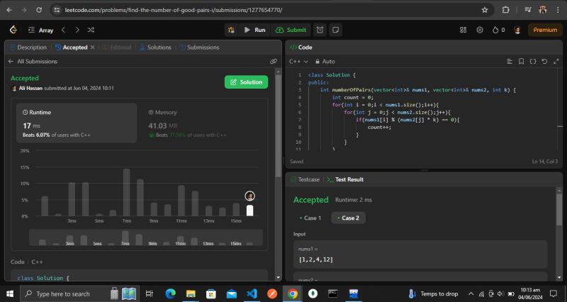 Solved another LeetCode problem | Ali Hassan posted on the topic | LinkedIn Solved another LeetCode problem | Ali Hassan posted on the topic | LinkedIn