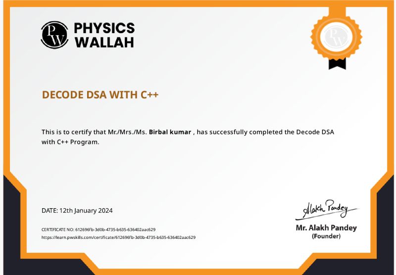 Birbal kumar on LinkedIn: #dsa #algorithm #cplusplus #coding # ... Birbal kumar on LinkedIn: #dsa #algorithm #cplusplus #coding # ...