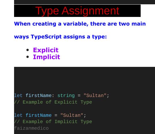 FaizanMedico Sultan Ahmed on LinkedIn: TypeScript offers two main ways ... FaizanMedico Sultan Ahmed on LinkedIn: TypeScript offers two main ways ...