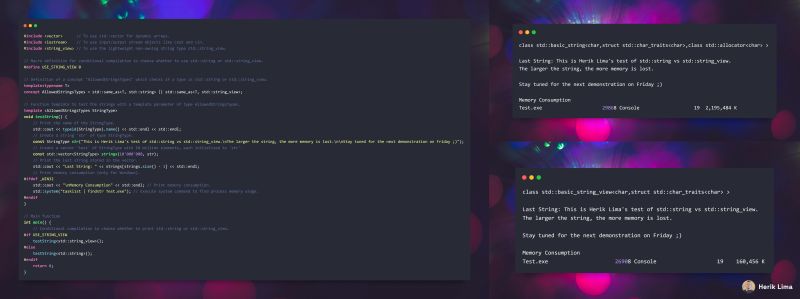 Herik Lima on LinkedIn: #cpplusplus #c #c #c #c #string #string_view # ... Herik Lima on LinkedIn: #cpplusplus #c #c #c #c #string #string_view # ...