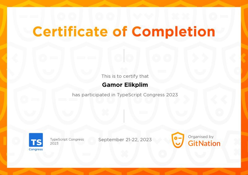 Elikplim Gamor on LinkedIn: #typescriptcongress #webdev #javascript Elikplim Gamor on LinkedIn: #typescriptcongress #webdev #javascript