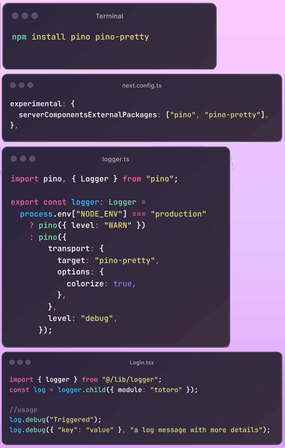 Anurag Kurmi on LinkedIn: #nextjs #logging #pino #webdevelopment # ... Anurag Kurmi on LinkedIn: #nextjs #logging #pino #webdevelopment # ...