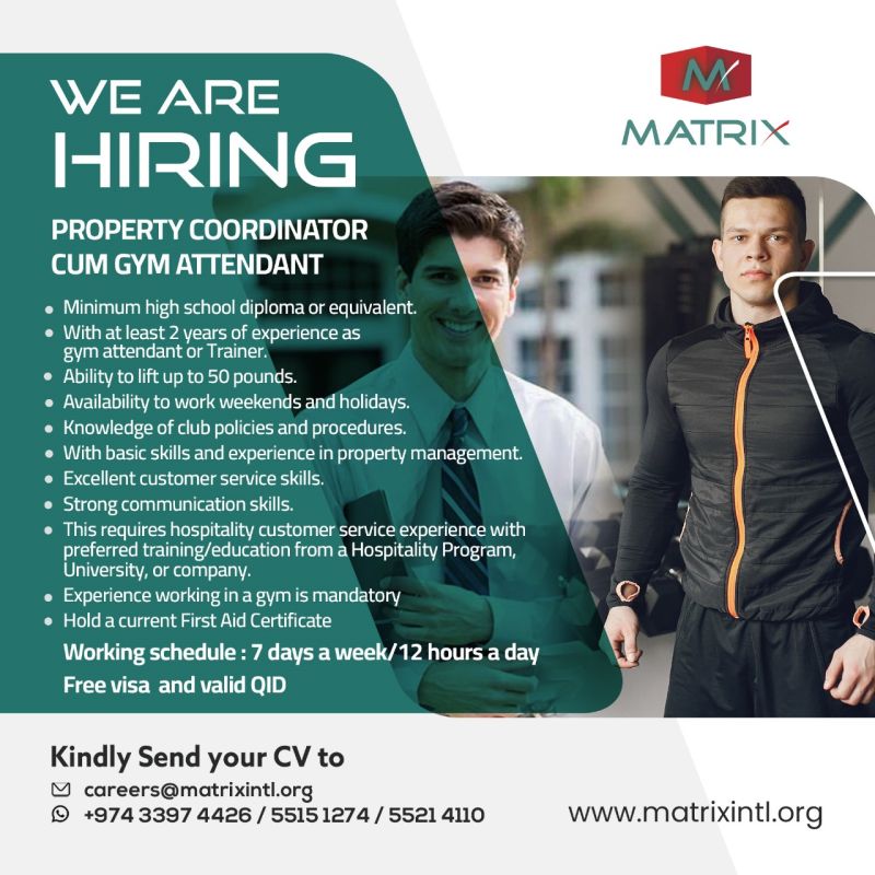 Amruth Deth on LinkedIn: 📩 Share CVs to amruth@matrixintl.org / 3397 ... Amruth Deth on LinkedIn: 📩 Share CVs to amruth@matrixintl.org / 3397 ...