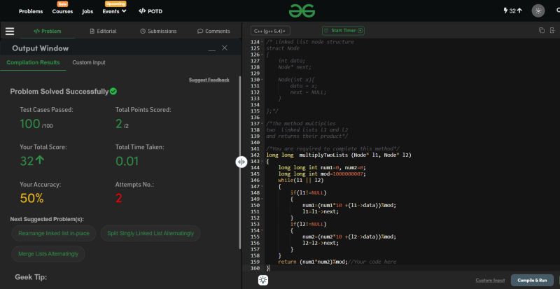Samriti Raj on LinkedIn: #100daysofcodechallenge #codechef #leetcode # ... Samriti Raj on LinkedIn: #100daysofcodechallenge #codechef #leetcode # ...