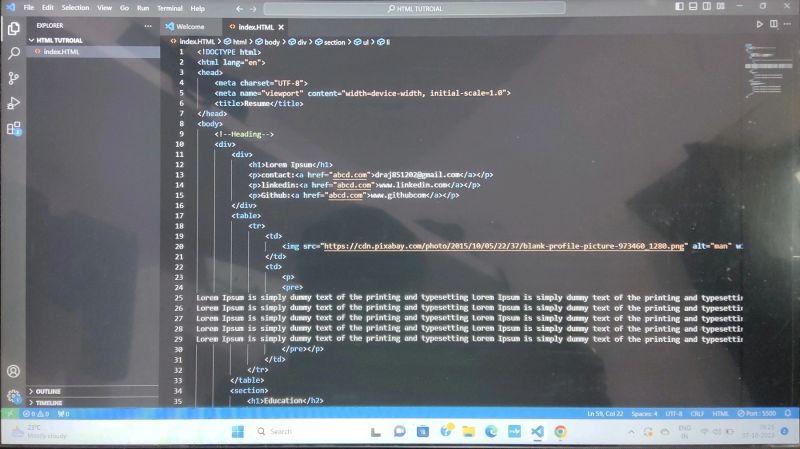 Deepak Raj on LinkedIn: #html #webdevelopment #htmlproject Deepak Raj on LinkedIn: #html #webdevelopment #htmlproject