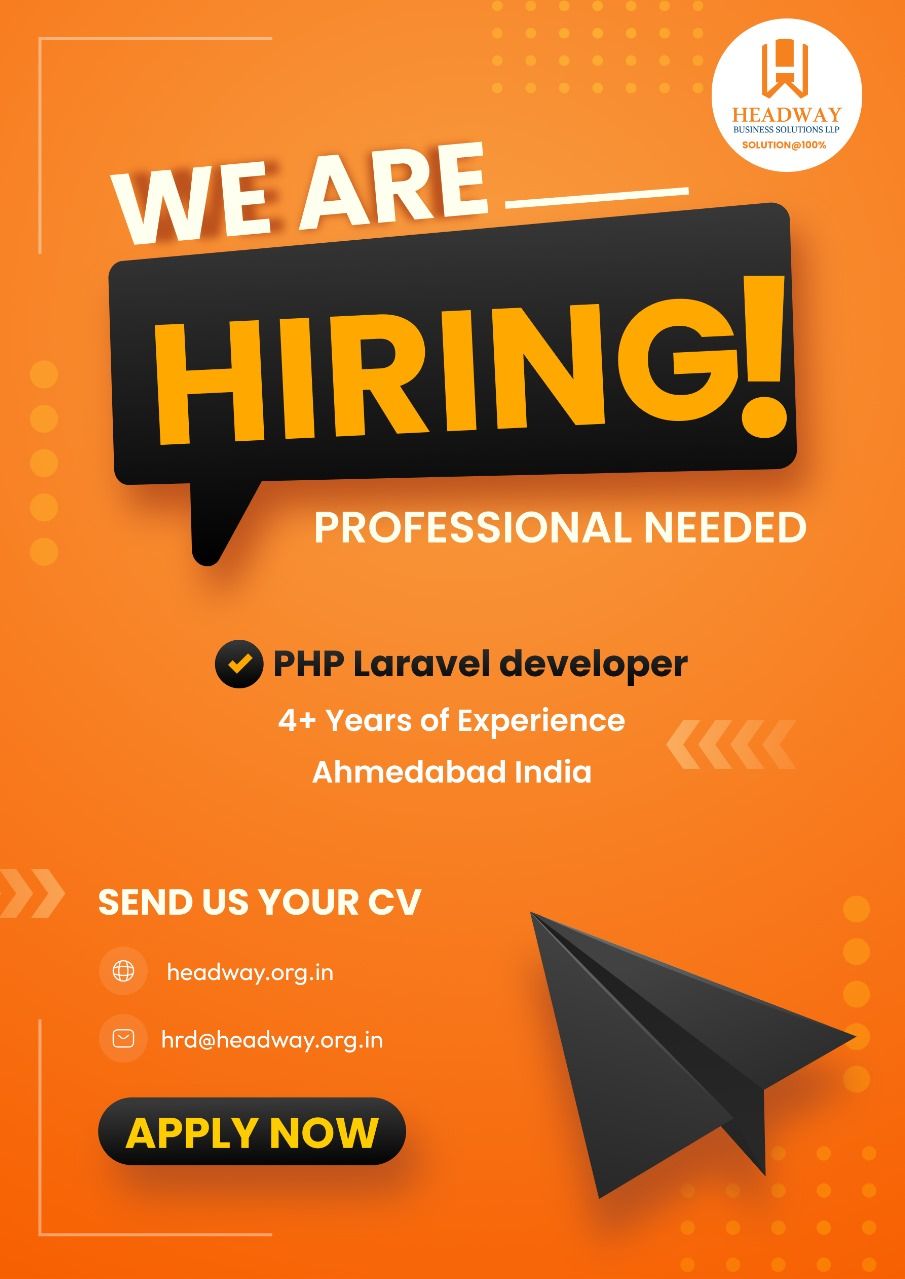 Chirag Limbachiya on LinkedIn: Hiring.....! Hiring......! Looking For ... Chirag Limbachiya on LinkedIn: Hiring.....! Hiring......! Looking For ...