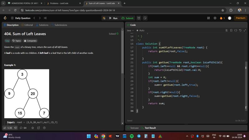 sakshi awadhiya on LinkedIn: #leetcode sakshi awadhiya on LinkedIn: #leetcode