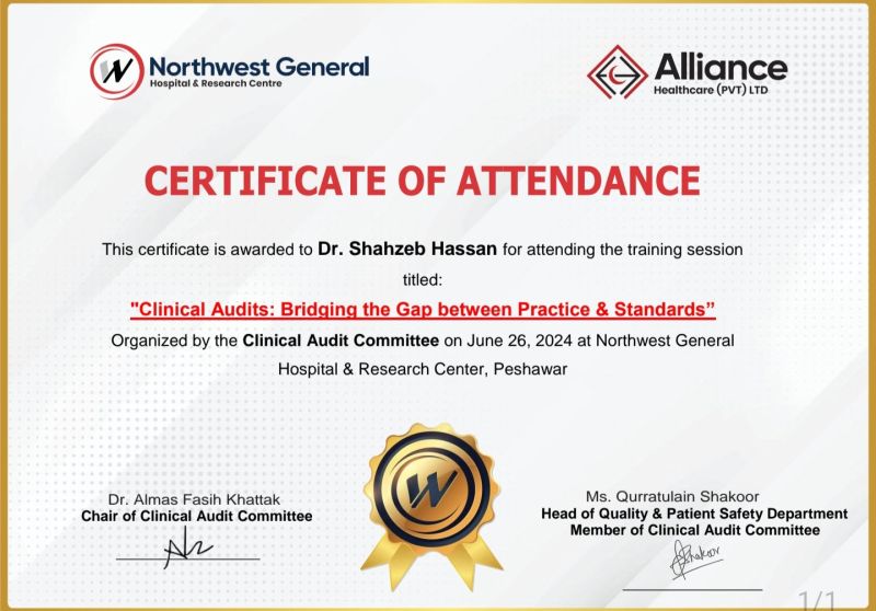 Shahzeb Hassan on LinkedIn: Received Attending Certificate For ... Shahzeb Hassan on LinkedIn: Received Attending Certificate For ...