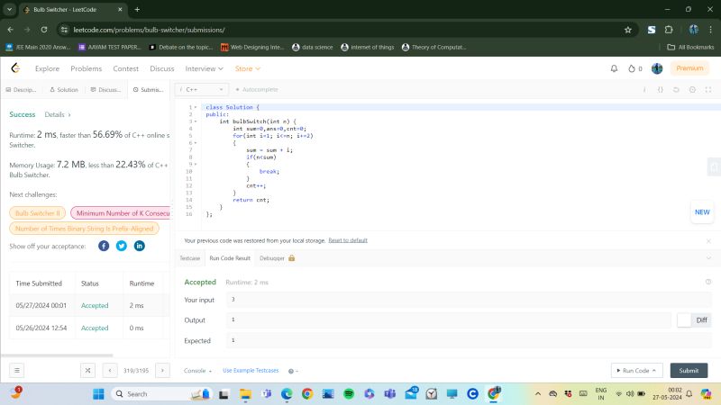 Day 15 of #edSlash DSA Challenge on LeetCode | Ayush Sharma posted on ... Day 15 of #edSlash DSA Challenge on LeetCode | Ayush Sharma posted on ...
