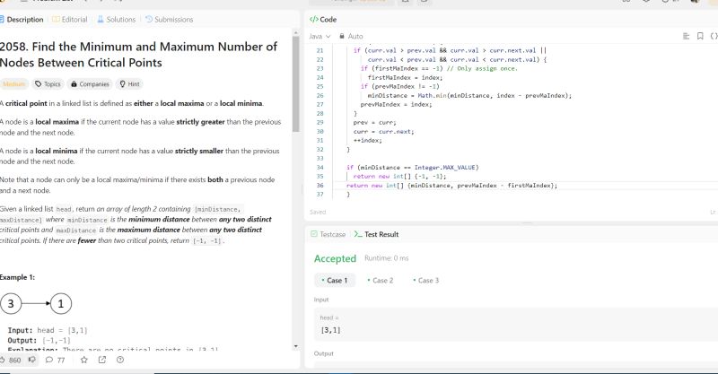 Gopal Awasthi on LinkedIn: day 24 of my leetcode challenge of problem ... Gopal Awasthi on LinkedIn: day 24 of my leetcode challenge of problem ...
