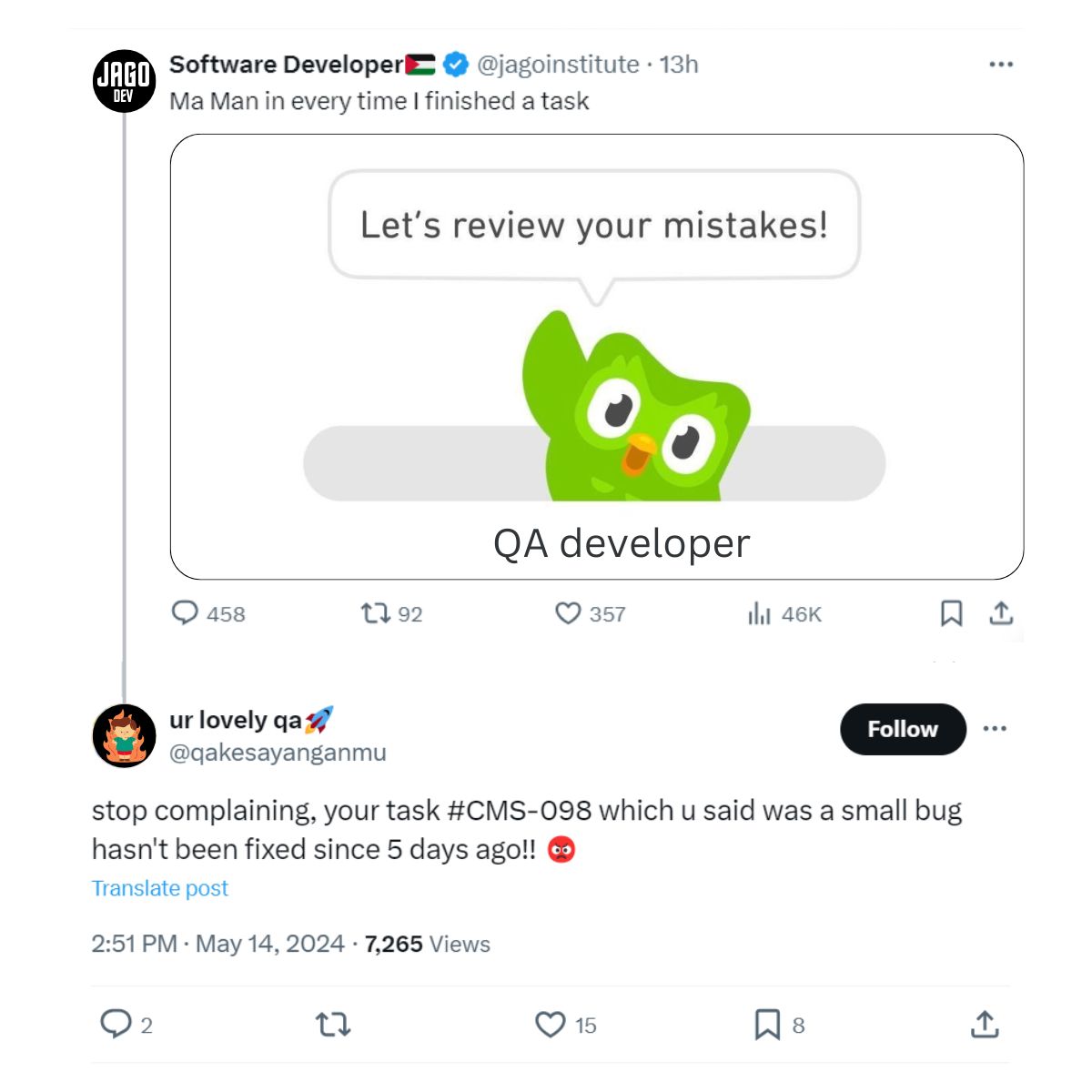 Jago QA Institute on LinkedIn: #qa #qualityassurance #softwaredeveloper ... Jago QA Institute on LinkedIn: #qa #qualityassurance #softwaredeveloper ...