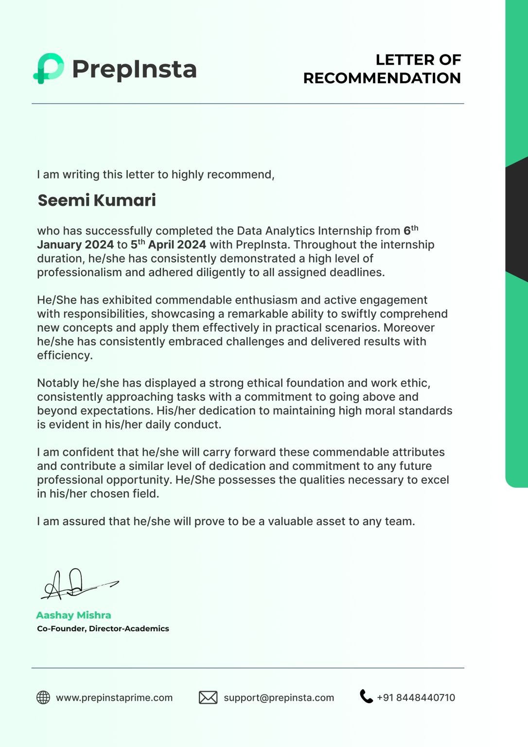 Seemi Kumari on LinkedIn: #dataanalytics #internshipcompletion # ... Seemi Kumari on LinkedIn: #dataanalytics #internshipcompletion # ...