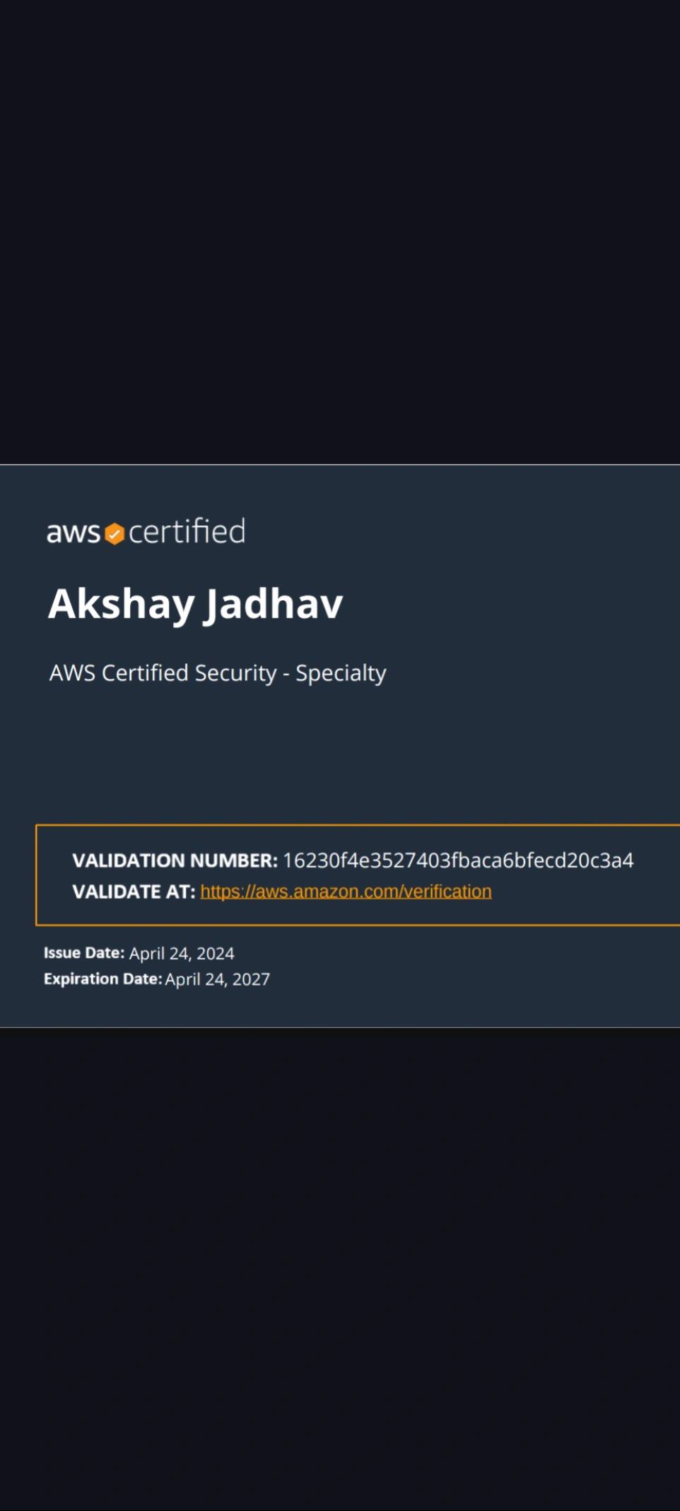 Akshay Jadhav on LinkedIn: #awscertified #cloudcomputing # ... Akshay Jadhav on LinkedIn: #awscertified #cloudcomputing # ...