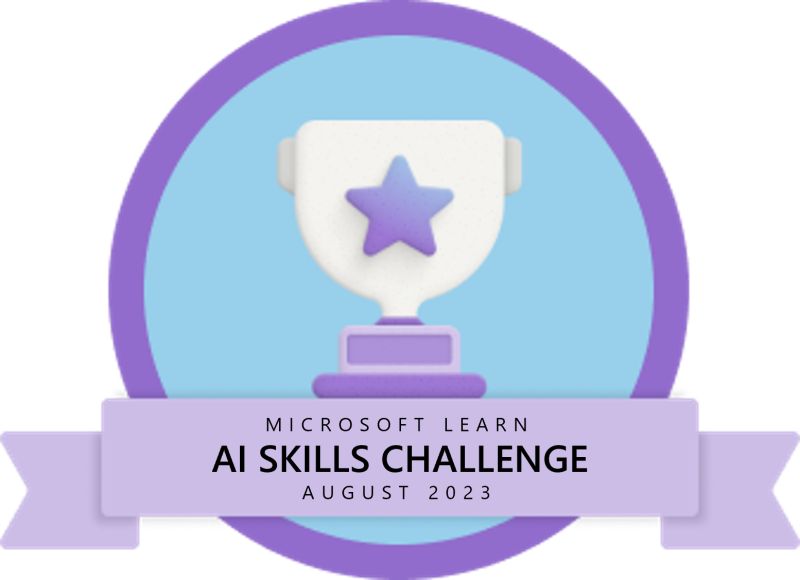 Sachin Khote on LinkedIn: #microsoftlearn #aiskillschallenge Sachin Khote on LinkedIn: #microsoftlearn #aiskillschallenge