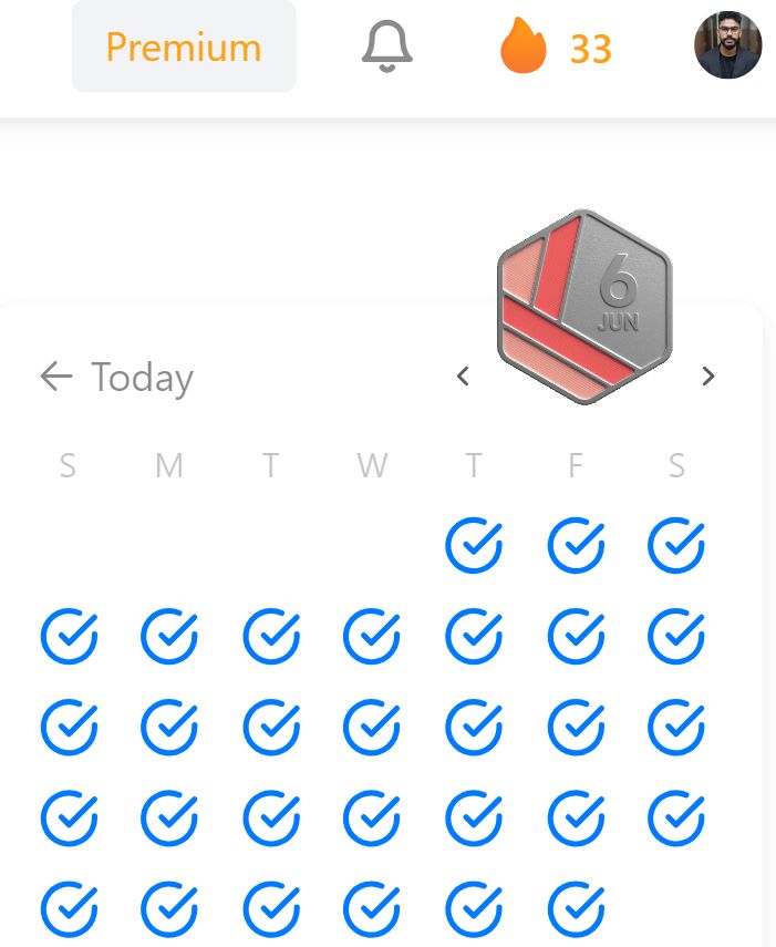 Aryan Gautam on LinkedIn: 🏆 Achieved the Jun LeetCode Badge! 🎉 Hey ... Aryan Gautam on LinkedIn: 🏆 Achieved the Jun LeetCode Badge! 🎉 Hey ...