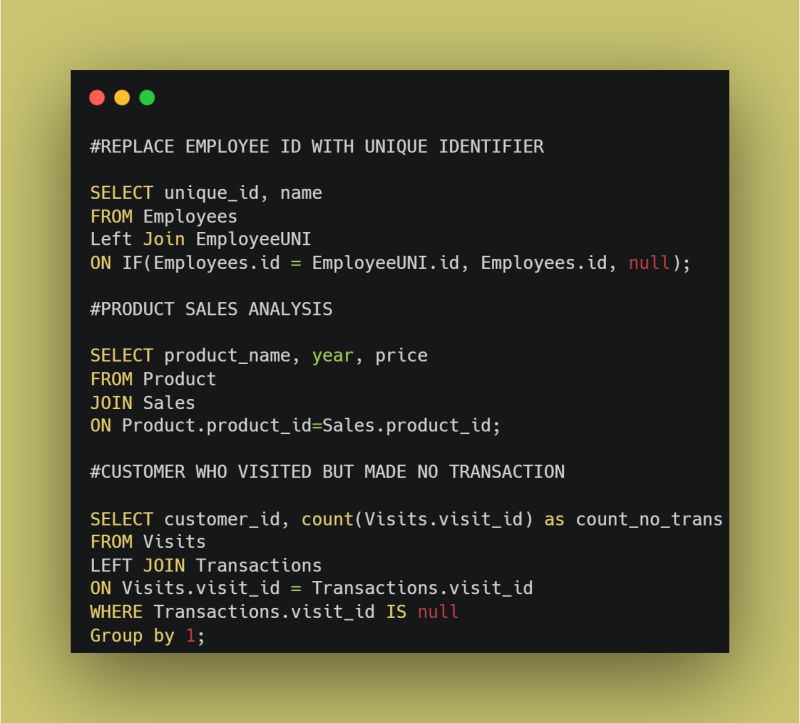 Ankita Yadav on LinkedIn: #day3 #sql Ankita Yadav on LinkedIn: #day3 #sql