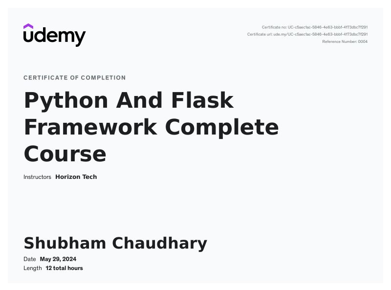 Shubham Chaudhary on LinkedIn: #python #flask #framework #python ... Shubham Chaudhary on LinkedIn: #python #flask #framework #python ...