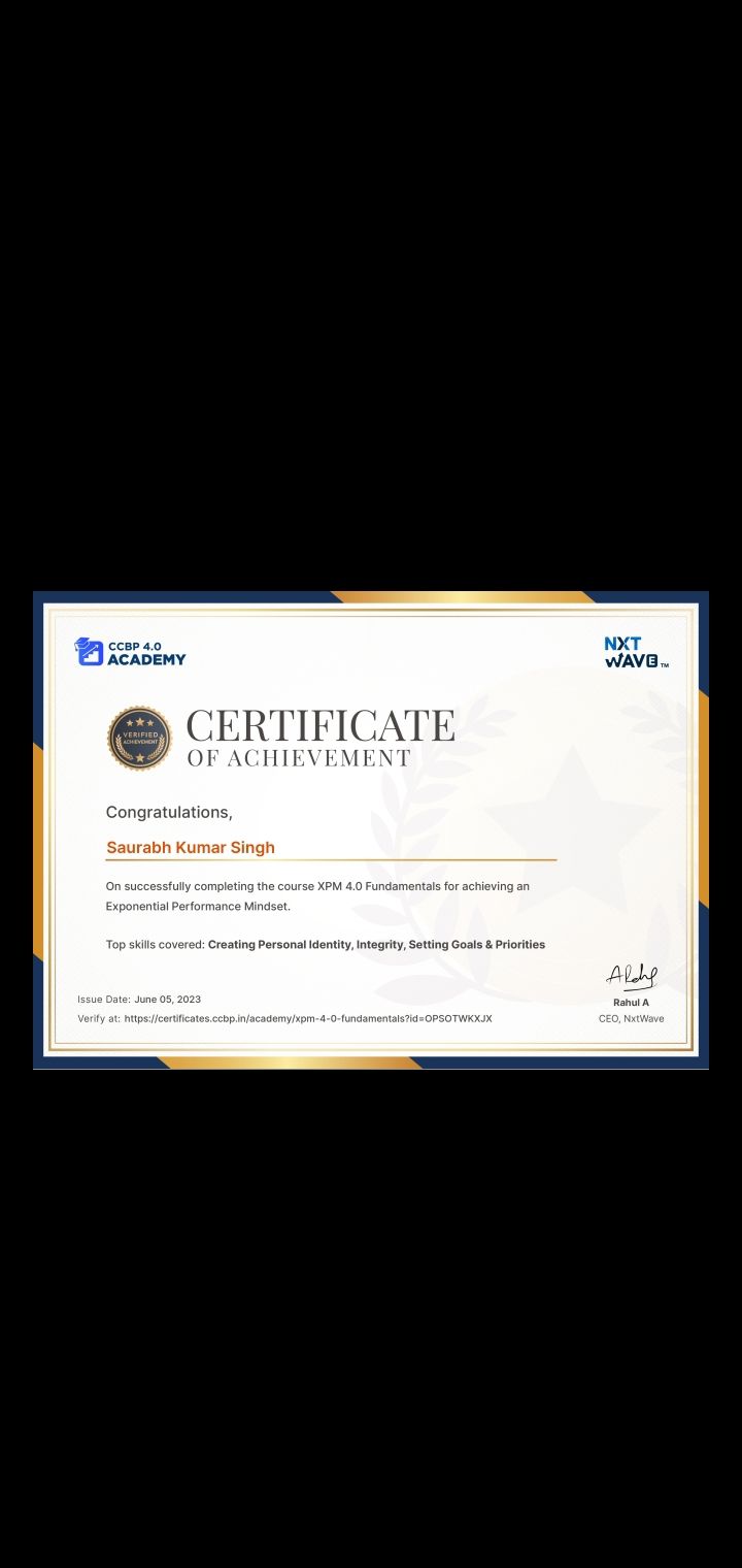 Saurabh Kumar Singh posted on LinkedIn Saurabh Kumar Singh posted on LinkedIn