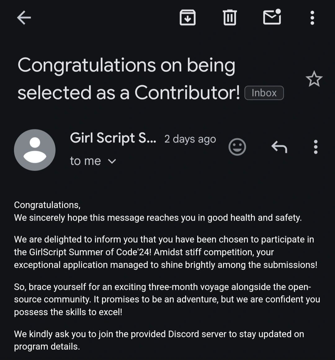 Niharika Saxena on LinkedIn: #girlscriptsummerofcode #gssoc24 #opensource Niharika Saxena on LinkedIn: #girlscriptsummerofcode #gssoc24 #opensource
