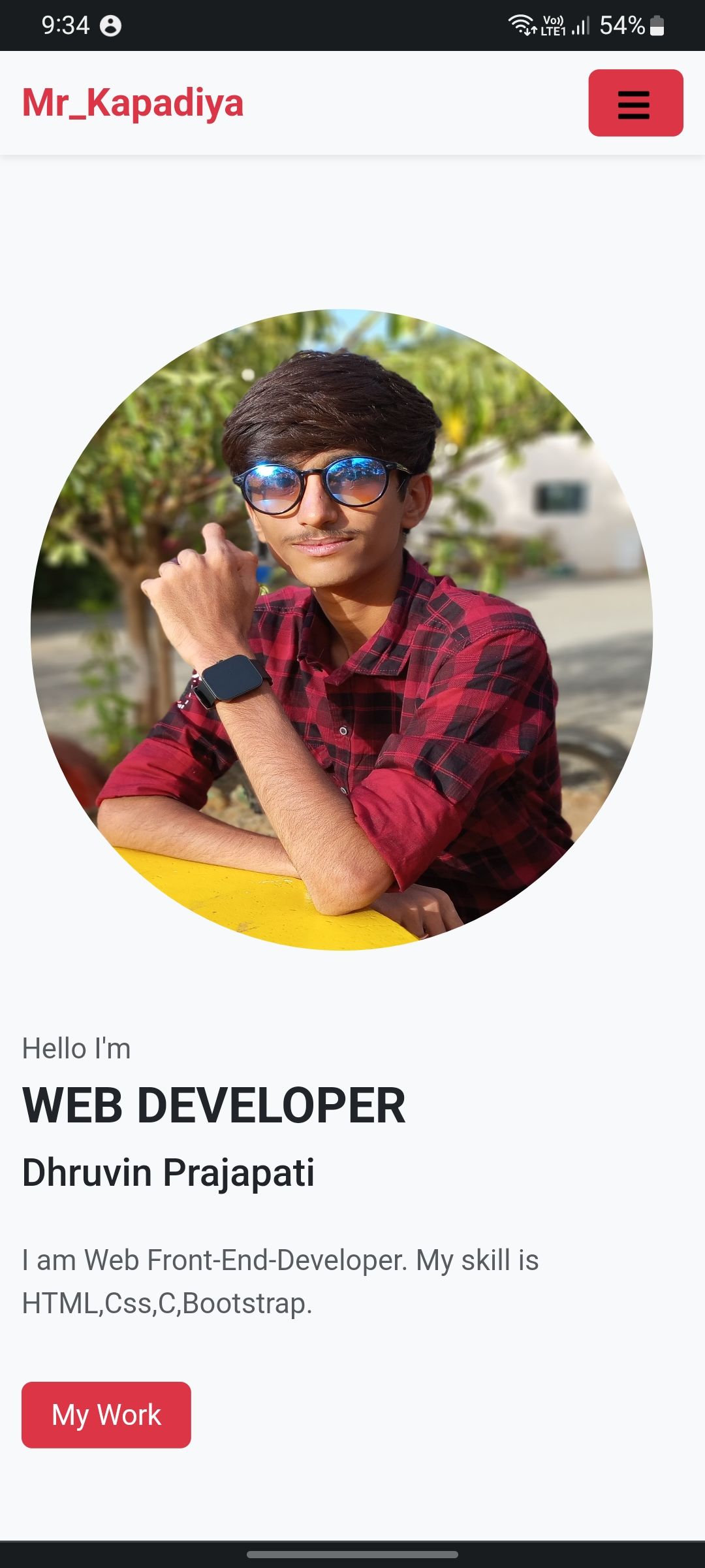 Dhruvin Kapadiya on LinkedIn: check my responsive website using html… Dhruvin Kapadiya on LinkedIn: check my responsive website using html…