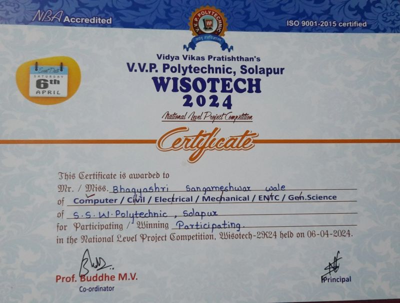 bhagyashri wale on LinkedIn: Hello connections Got the certificate for ... bhagyashri wale on LinkedIn: Hello connections Got the certificate for ...