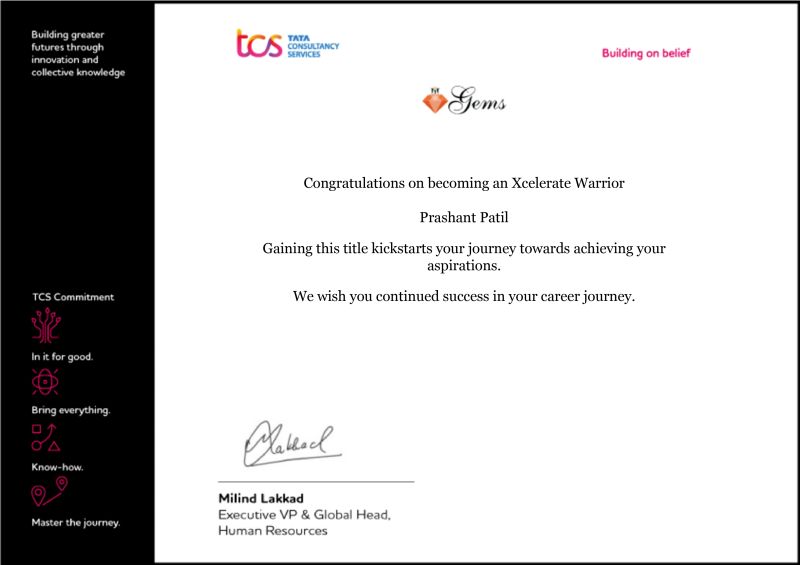 Prashant Patil on LinkedIn: #certificateofappreciation Prashant Patil on LinkedIn: #certificateofappreciation
