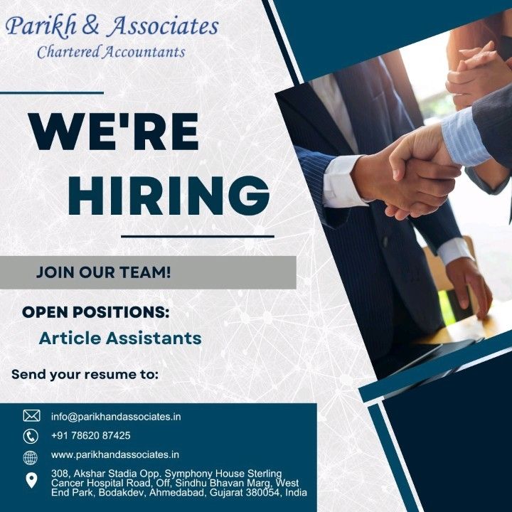 Om Detroja on LinkedIn: Vedant Parikh Jainam Shah Parikh & Associates Om Detroja on LinkedIn: Vedant Parikh Jainam Shah Parikh & Associates