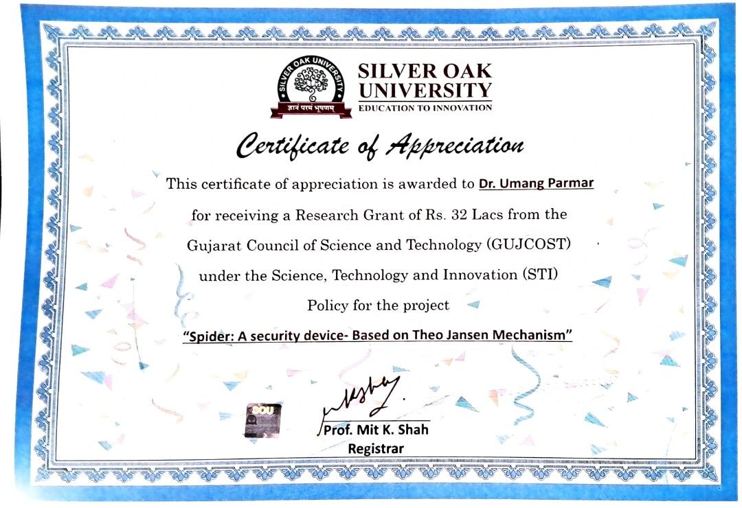 Dr. Umang Parmar on LinkedIn: #gratitude #researchgrant # ... Dr. Umang Parmar on LinkedIn: #gratitude #researchgrant # ...