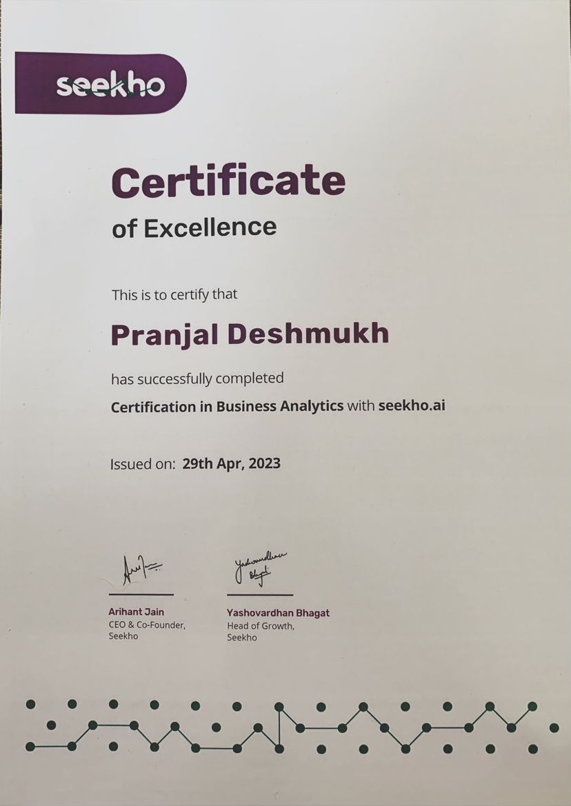 Pranjal Deshmukh on LinkedIn: #businessanalytics #dataskills Pranjal Deshmukh on LinkedIn: #businessanalytics #dataskills