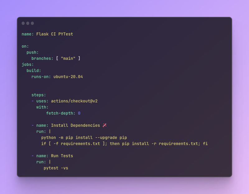 Vidhyasagar V on LinkedIn: Python Flask Pytest Functionality for testing. Vidhyasagar V on LinkedIn: Python Flask Pytest Functionality for testing.