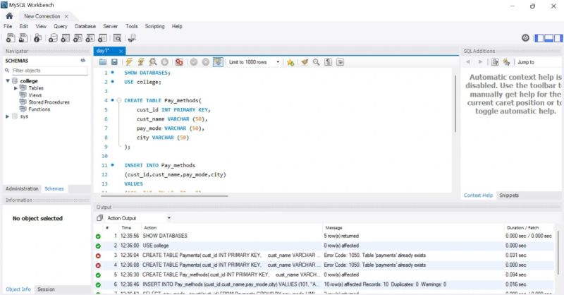 Avinash Rajak on LinkedIn: #mysql #database #sql #oracleuniversity # ... Avinash Rajak on LinkedIn: #mysql #database #sql #oracleuniversity # ...