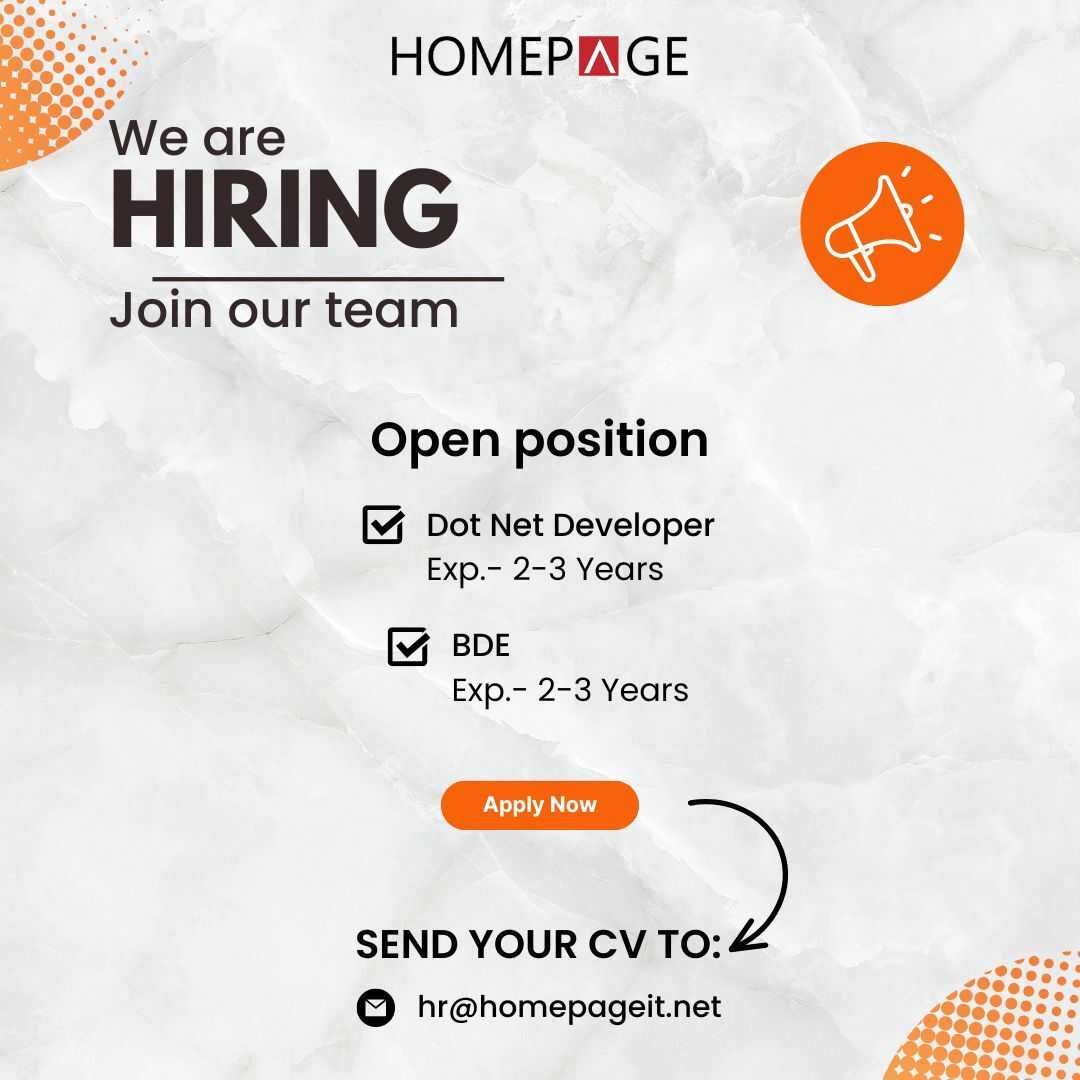 Urvashi K. on LinkedIn: #dotnet #bde #dotnetjobs #dotnethiring # ... Urvashi K. on LinkedIn: #dotnet #bde #dotnetjobs #dotnethiring # ...