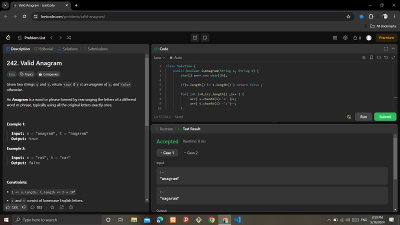 Dishant Patil on LinkedIn: #problemsolver #java #dsa #day8 Dishant Patil on LinkedIn: #problemsolver #java #dsa #day8