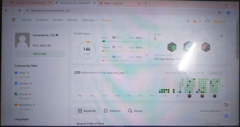 sravana sree on LinkedIn: #coding #leetcode #consistent #python sravana sree on LinkedIn: #coding #leetcode #consistent #python