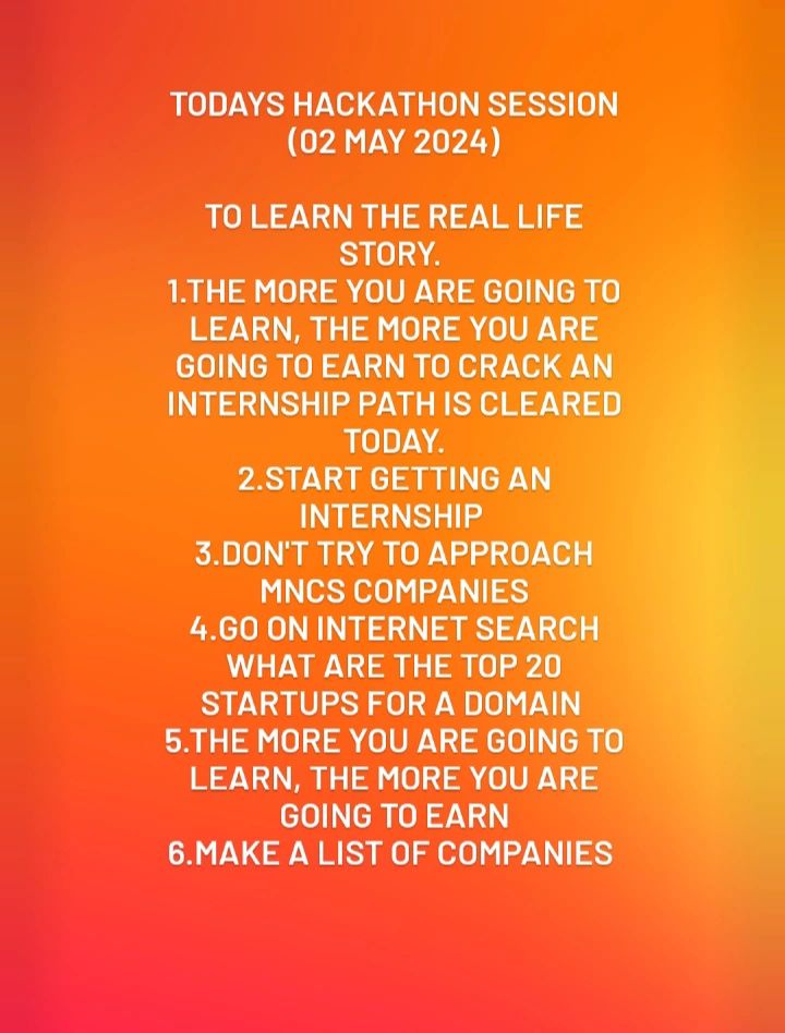 Shrutika Suryawanshi on LinkedIn: #hackathonsession #continuouslearning ... Shrutika Suryawanshi on LinkedIn: #hackathonsession #continuouslearning ...
