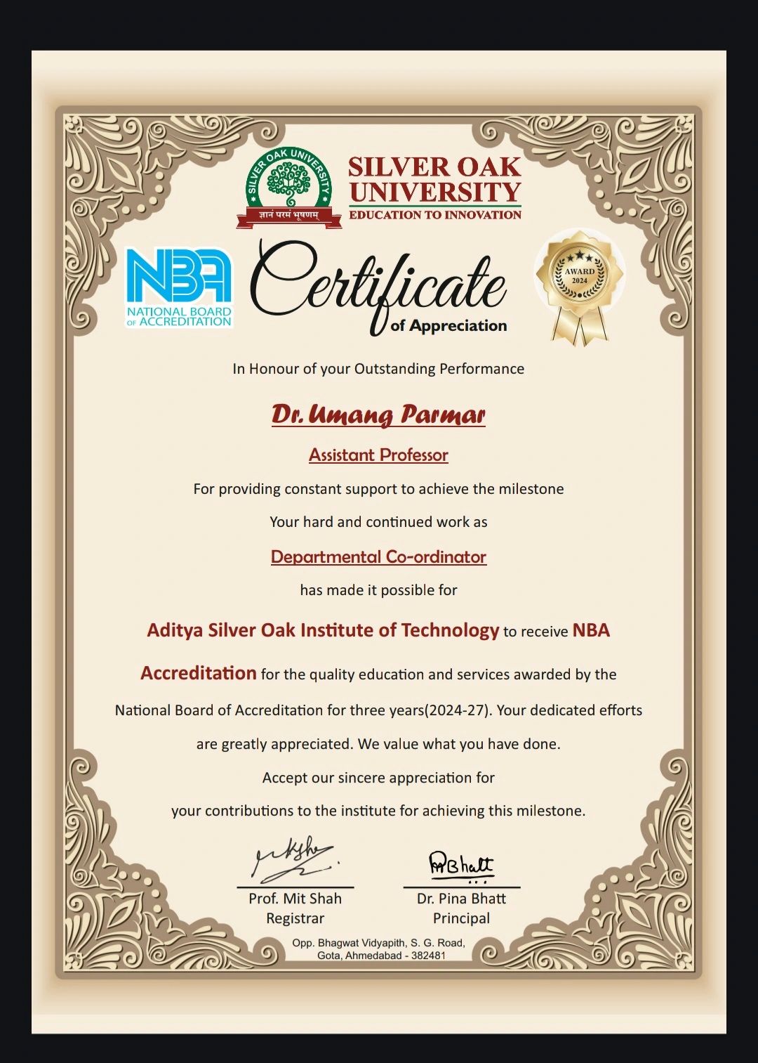 Dr. Umang Parmar on LinkedIn: I am overwhelmed with gratitude for being ... Dr. Umang Parmar on LinkedIn: I am overwhelmed with gratitude for being ...