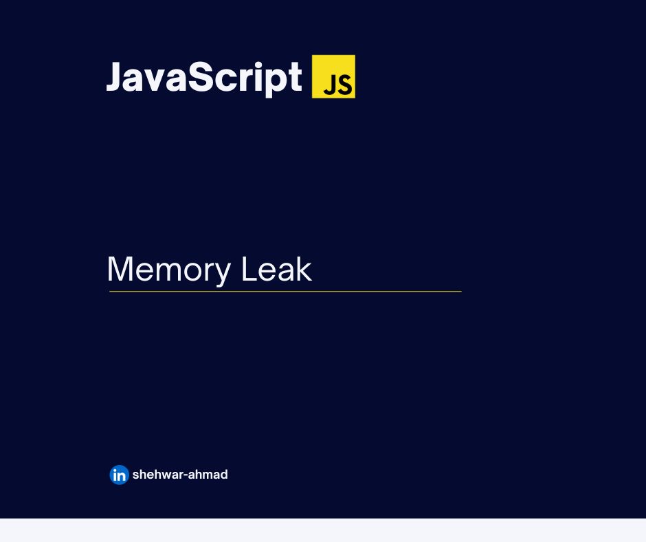 Shehwar Ahmad on LinkedIn: #nodejs #node #javascript #memoryleak Shehwar Ahmad on LinkedIn: #nodejs #node #javascript #memoryleak